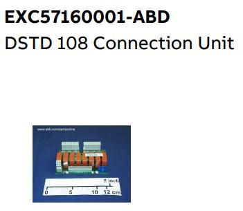 China DSTD108 57160001-ABD ABB Connection Unit  Net Height 40.5 mm for sale