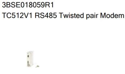 China TC512V1 RS485 3BSE018059R1 ABB Twisted Pair Modem for sale