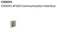 China CI520V1 3BSE012869R1 ABB  AF100 Communication Interface for sale