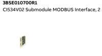 China CI534V02 3BSE010700R1 ABB Submodule MODBUS Interface, 2 Net Height 27mm for sale