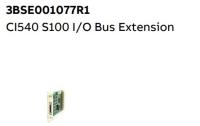 China CI540 3BSE001077R1 ABB S100 I/O Bus Extension Width 108mm for sale