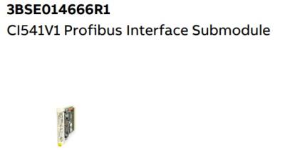 China CI541V1 3BSE014666R1 ABB Profibus Interface Submodule for sale