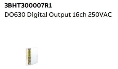 China DO630 3BHT300007R1 ABB Digital Output 16ch 250VAC for sale