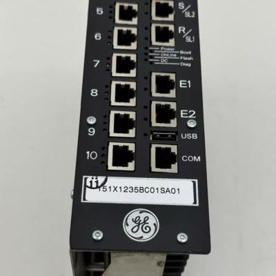 China GE 151X1235BC01SA01 10-Slot Ethernet Switch for Turbine Control for sale