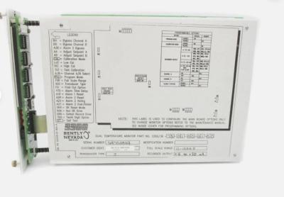 China Bently Nevada 3300/36 Robust Dual-channel Temperature Monitor for sale
