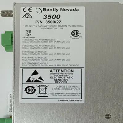 China Bently Nevada 3500/22-01-01-00 146031-01 10Base-T/100Base-TX Ethernet I/O Module with Industrial Durability and Compact for sale
