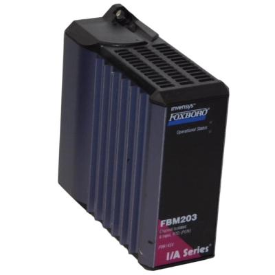 China Foxboro FBM203 Series 8-Channel RTD Input Module with Channel Isolation and Sigma-Delta Conversion for High Accuracy for sale