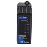 China Foxboro FBM207 Series 16-Channel Voltage Monitor Module with Optical Isolation and Redundant Fieldbus Communication for sale