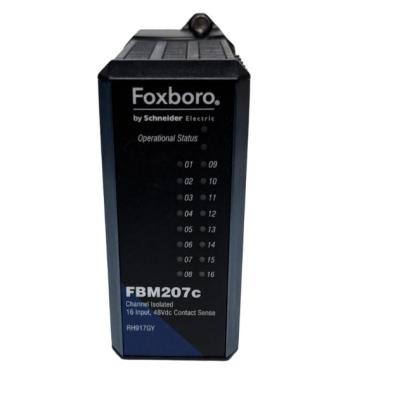 China Foxboro FBM207C 16-Channel Voltage Monitor Module with 15 to 60 V DC Range and Channel Isolation for sale
