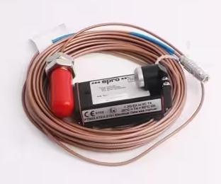 China EPRO PR6424/002-030 Eddy Current Sensor with M18 x 1.5 Thread and 8m Lemo Cable for Non-Contact Displacement and Vibration Monitoring for sale