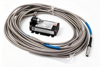 China EPRO PR6424/010-140 Eddy Current Sensor with M18x1.5 Thread 10m Armored Cable and Lemon Connector for Shaft Displacement Monitoring for sale