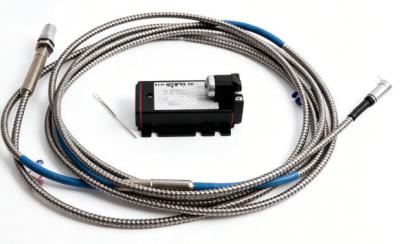China EPRO PR6424/011-100 Eddy Current Sensor with M18x1.5 Thread 4m Armored Cable and Lemo Connector for Shaft Displacement Monitoring for sale