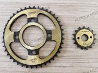 China OEM Motorcycle Chain Sprocket Kit Spare Parts For Honda CG125 for sale