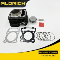 China 150cc Complete Engine Rebuild Motorcycle Cylinder Kit For Haojue Xpress HJ125 HJ150 for sale