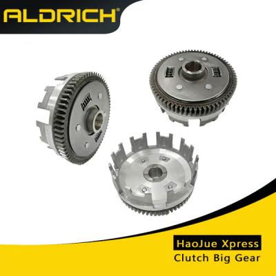 China Aldrich Motorcycle Spare Parts Motorcycle Engine Parts Clutch Big Gear for Haojue Xpress/Hj XP 125/150cc for sale