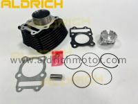 China Wear Resistant Engine Motorcycle Cylinder Kit For Suzuki Gixxer150 57mm Big Bore for sale