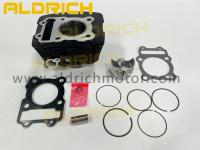 China Wear Resistant Engine Motorcycle Cylinder Kit For Suzuki Gixxer150 57mm Big Bore for sale