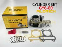 China Replacement GY6 80CC Motorcycle Cylinder Kit 47mm Bore Customized for sale