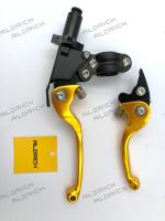 China Motorcycle Ns200 Clutch Lever Brake Dirt Bike Spare Parts CNC Aluminum for sale