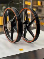 China Haojue KA150-22 Powder Coated Moto Tire Rims Aluminum Wheel Replacement for sale