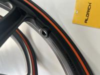 China Haojue KA150-22 Powder Coated Moto Tire Rims Aluminum Wheel Replacement for sale