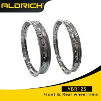 China Aluminium Motorcycle Wheels Tires Front Rear Rims For YAMAHA Ybr125 Custom for sale