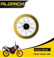 China Heavy Duty Aluminum Powder Coat Motorcycle Rims tyre For Italika DM150 Front Rear for sale