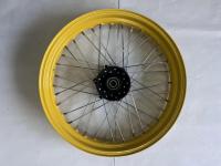China Heavy Duty Aluminum Powder Coat Motorcycle Rims tyre For Italika DM150 Front Rear for sale