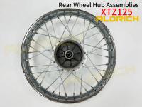 China Aftermarket XTZ125 Motorcycle Tire Rim Wheel Hub Assembly for sale