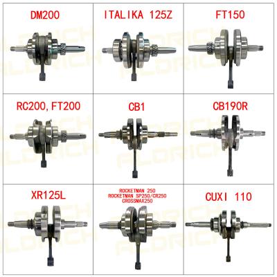 China Aldrich Motorcycle Crankshaft Engine Parts For TVS YAMAHA Yz125 ODM for sale