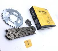 China Honda Super Cub C110 Chain Sprocket Kit 428H-102L 14T For Motorcycle ODM for sale