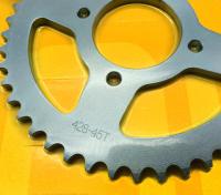 China BROSS 150 125 Motorcycle Front Rear Chain Sprocket Kit Drive Gear 45T for sale