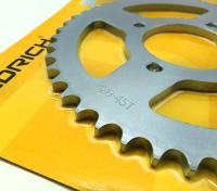 China BROSS 150 125 Motorcycle Front Rear Chain Sprocket Kit Drive Gear 45T for sale