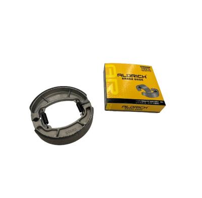 China Italika 125Z Drum Friction Tech Brake Shoe Rear Lining Replacement OEM for sale