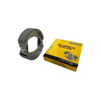 China Die Casting Motorcycle Front Drum Brake Shoes For Italika FT150 for sale