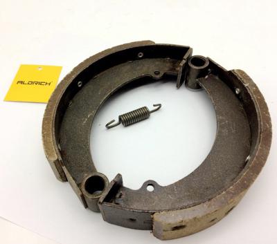 China ALDRICH 180MM Front Motorcycle Disc Brake Shoe ADC12 Alloy Drum Brake Lining for sale