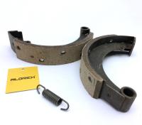 China ALDRICH 180MM Front Motorcycle Disc Brake Shoe ADC12 Alloy Drum Brake Lining for sale