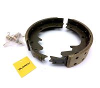 China 220mm Iron Drum Brake Shoe Pad Assembly Replacement For Passenger Motorcycle for sale