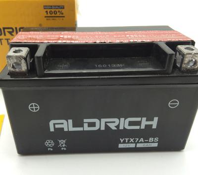 China 85 CCA 125cc Motorbike Battery 12 Volt 6Ah For BENELLI DAYUN BAJAJ for sale