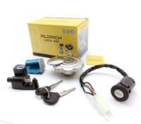 China Motorcycle Lock Set HJ CG Premium Metal Standard Size Engine Switch Ignition Key Kit for sale
