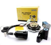 China Motorcycle Lock Set HJ CG Premium Metal Standard Size Engine Switch Ignition Key Kit for sale