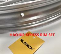 China Haojue Xpress Motorcycle Wheel Rim Set Wholesale Aftermarket for sale