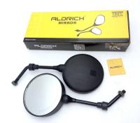 China Bajaj Boxer 100/BM100 Motorcycle Mirror | Impact-Resistant ABS Standard Size | Rear View Side Mirrors Pair (LH+RH) for sale