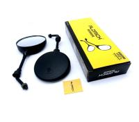 China Bajaj Boxer 100/BM100 Motorcycle Mirror | Impact-Resistant ABS Standard Size | Rear View Side Mirrors Pair (LH+RH) for sale