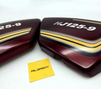 China HJ125-9 Motorcycle Side Cover - High-Impact ABS Plastic Body Fairing Left & Right Panel for sale