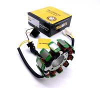 China Motorcycle Magneto Stator Coil Copper 12-Pole for Bajaj Pulsar 200NS Generator Assy for sale