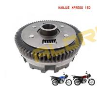 China ALDRICH CLUTCH COVER - HAOJUE XPRESS - ADC12 Aluminum Alloy Engine Side Case for sale