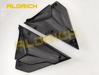 China HJ Xpress (Haojue Xpress 125) Motorcycle Frame Side Cover Set - Premium ABS Plastic (Dark Blue & Light Blue) for sale