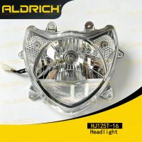 China Aldrich Motorcycle part HJ125T-16 Scooter Motorcycle Headlight - Aluminum Alloy Front Light Replacement Assembly for sale