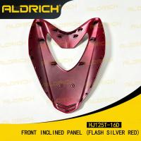 China 48111H82100H121 Front Inclined Panel (Front Cover / Front Fairing) for Haojue HJ125T-16D (Flash Silver Red) for sale